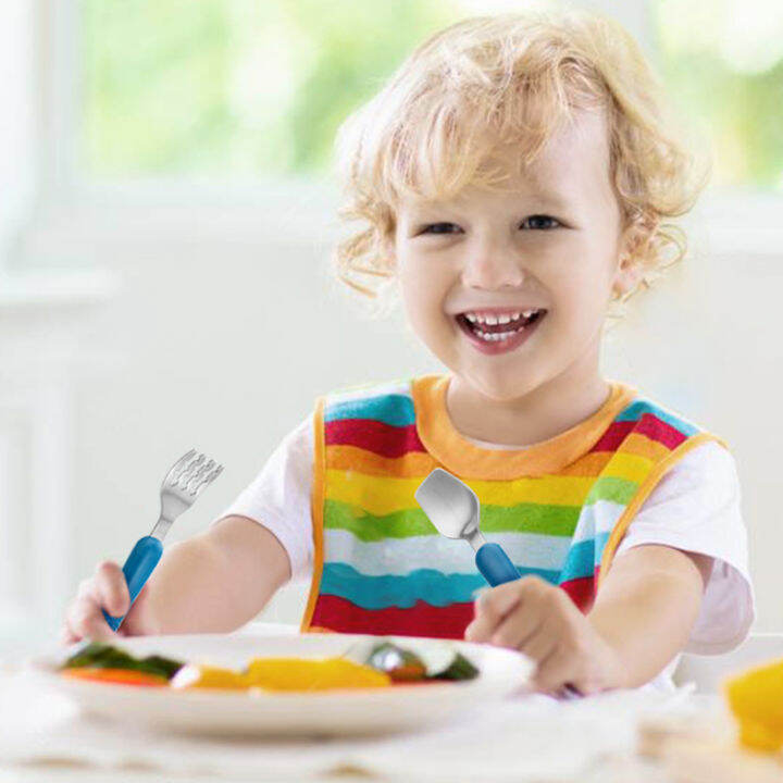 Hogokids ช้อนส้อมสแตนเลส ส้อม และช้อน ลายการ์ตูนสำหรับเด็ก ช้อนส้อมน่ารัก ชุดช้อนส้อม ชุดช้อน ...