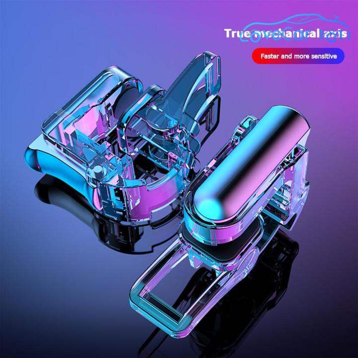 GT01 1คู่สำหรับ iPhone Android โทรศัพท์มือถือด้ามจับเกมแพดจอยสติ๊กปุ่ม ...