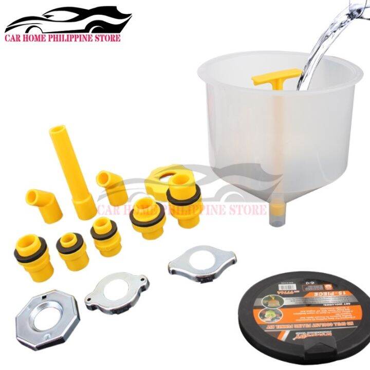 Spill Proof Coolant Filling Kit Car Accessories Plastic Filling Funnel ...