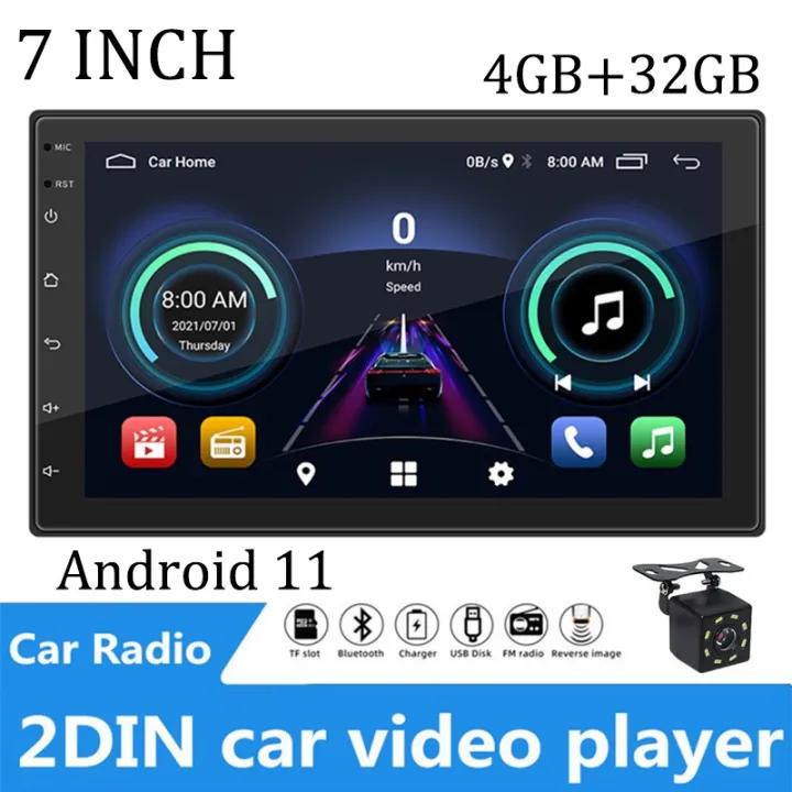 Android 11 7 inch [4GB+32GB] android player 2din car radio GPS ...