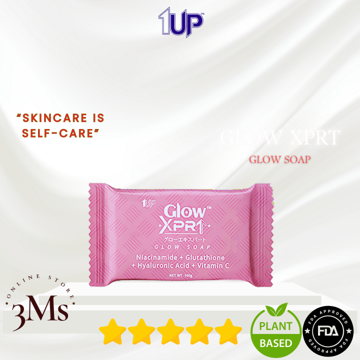 GLOW XPRT GLOW SOAP with Niacinamide + GLutathione + Hyaluronic Acid ...