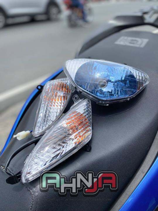 ORIGINAL HMA MIO 1 BLUISH HEADLIGHT AND WINKER LENS, SIGNAL LIGHT ...