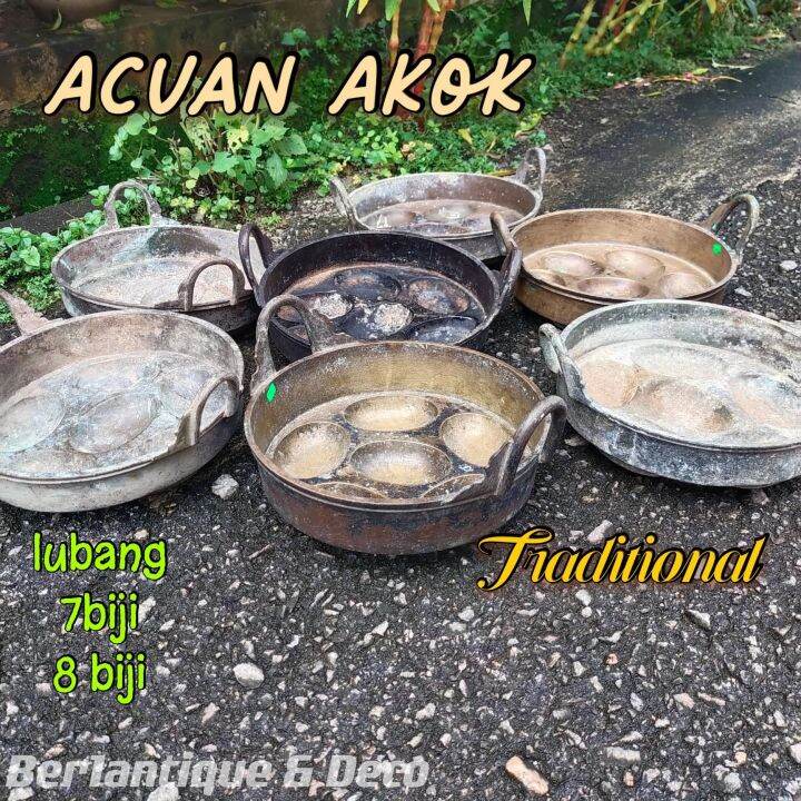 Acuan Akok Kuih Bakar Tembaga Traditional Antique Antik Vintage ...