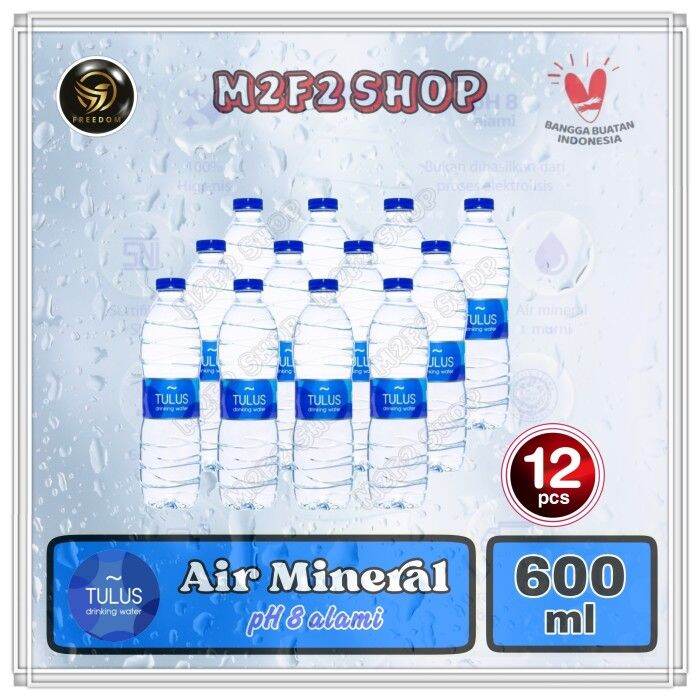 Air Mineral TULUS pH8 Botol Plastik Pet - 600 ml (Kemasan 12 Pcs ...