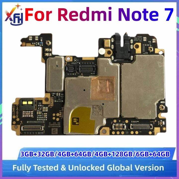 Orginal Unlocked Mainboards For Redmi Note 7 Motherboard With Google ...
