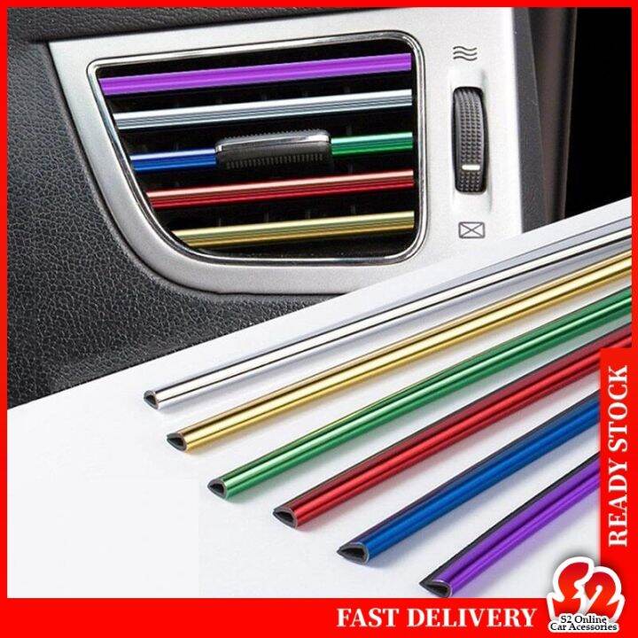 20cm U Shape Car AirCond Aircon Moulding Trim Strips Universal Deco ...