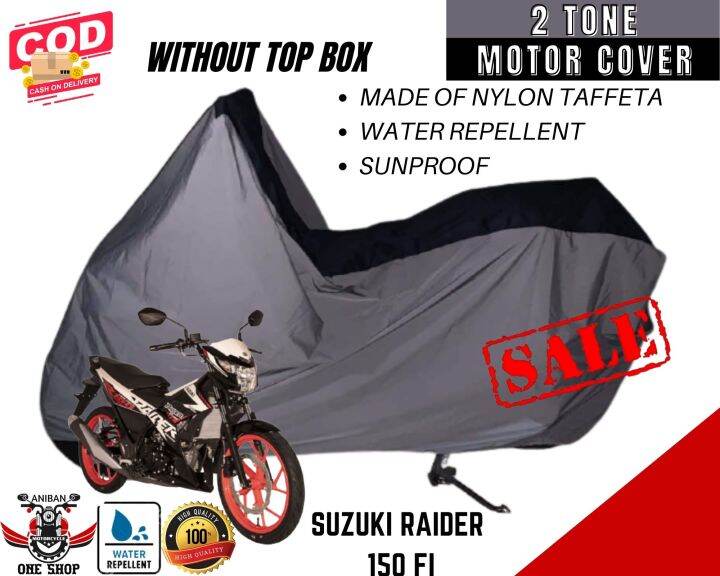 ORIGINAL MOTOR COVER FOR SUZUKI RAIDER 150 FI 2 TONE MOTORCYCLE COVER ...