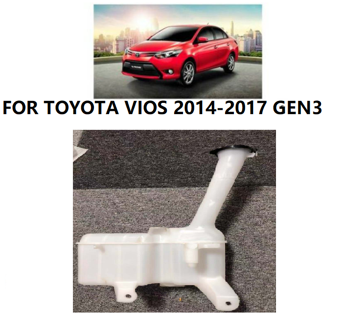 TOYOTA VIOS 2014 2015 2016 2017 WINSHIELD WASHER TANK Without motor ...