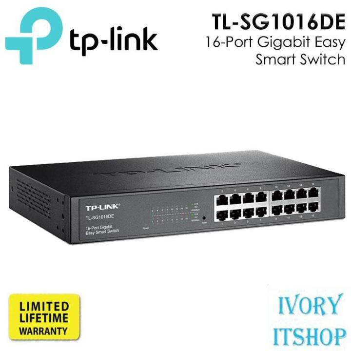 TL-SG1016DE 16-Port Gigabit Easy Smart Switch/ivoryitshop | Lazada.co.th