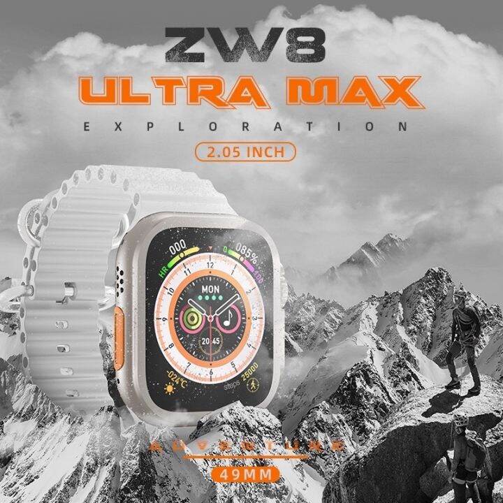 [ส่งเร็วพิเศษ!] FONKEN สมาร์ทวอทช์ ZW8 Ultra Max New Smart Watch รองรับภาษาไทย นาฬิกาสมาร์ทวอทช์ ...