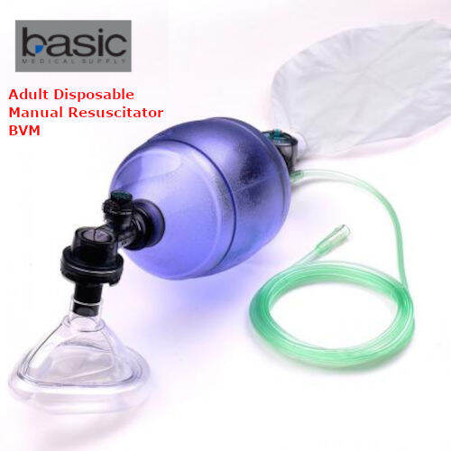 AMBU PVC Bag-Valve-Mask Resuscitator In Adult BVM - CE Certified | Lazada PH