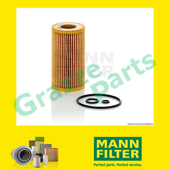 100% Original Mann Oil Filter HU718/1K HU 718/1 K OX153D3 for Mercedes ...