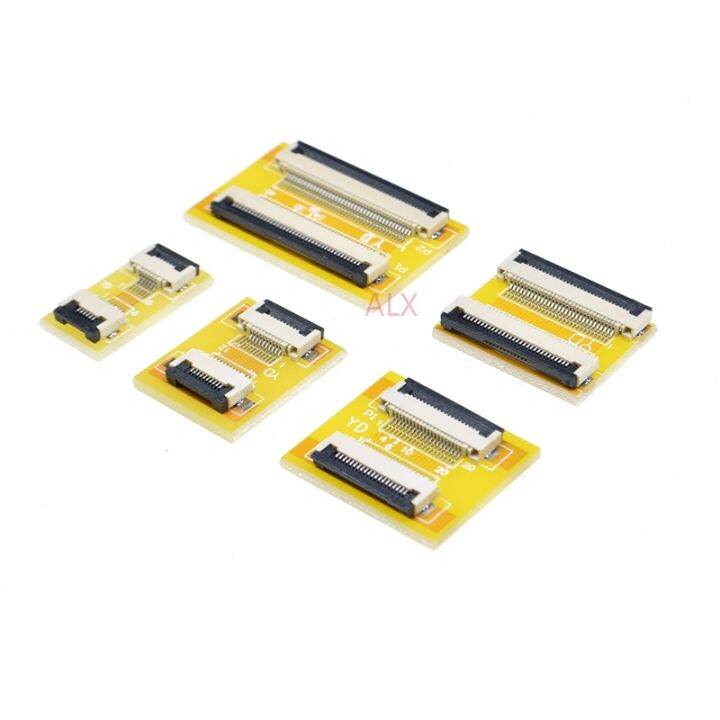 2PCS FPC FFC Flexible Flat Cable Extension Board 0.5 mm Pitch 6 8 10 12 14 20 30 40 50 PIN ...