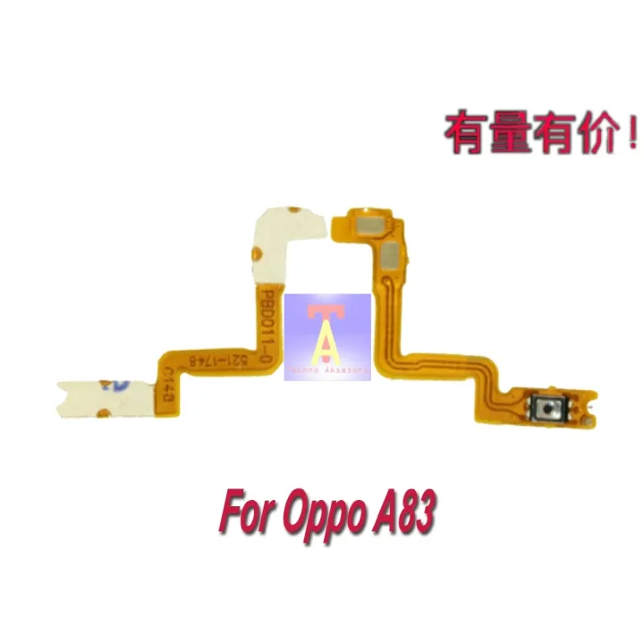 FLEXIBLE TOMBOL ON OFF OPPO A83 - FLEKSIBEL POWER SWITCH ORIGINAL ...