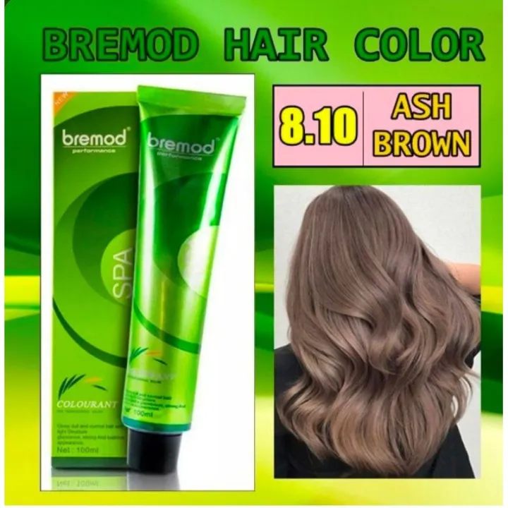 Bremond performance spa hair color(8.10 ash brown)w/ oxidizing. | Lazada PH