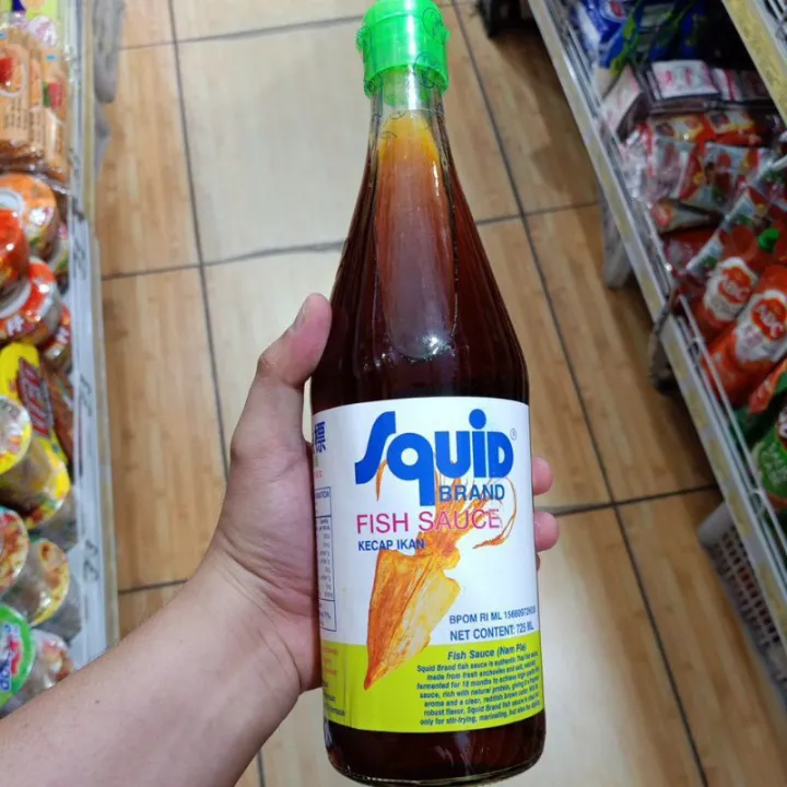 [Bumbu][Botol] 725ml SQUID BRAND SOYA FISH SAUCE / KECAP IKAN CUMI ...