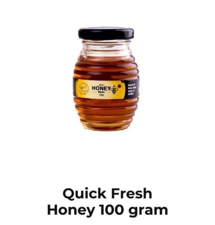 Madu Asli QUICK Fresh Honey 100 gr | Lazada Indonesia