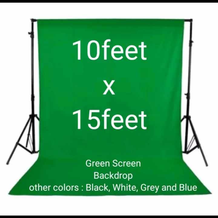 GREEN SCREEN BACKDROP BIG WIDE 10FT X 15FT | Lazada PH
