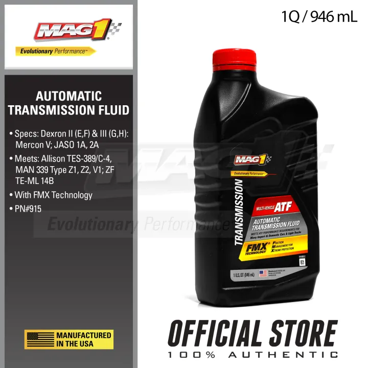 MAG 1 Multi-Vehicle Universal Car Automatic Transmission Fluid 1qt ...