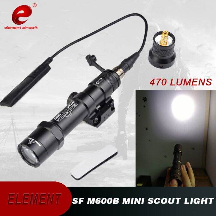 Element Tactical Flashlight Surefir M600 Light M600B Flashlight For Hunting Rifle Torch Weapon ...