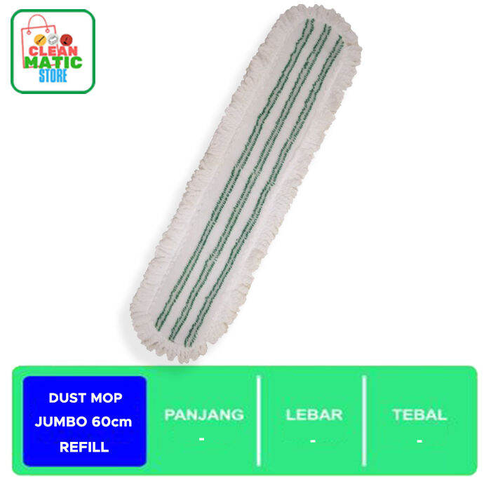 Clean Matic - Dust Mop Jumbo Refill | Lazada Indonesia