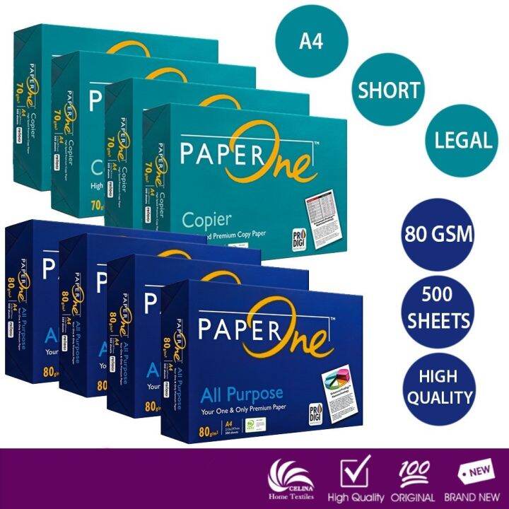 Paper One All Purpose Bond Paper COD Sale A4 / Short / Legal Size 80 ...