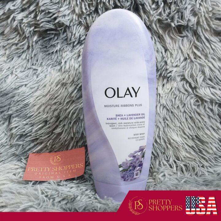 Imported® OLAY Moisture Ribbons Plus Body Wash (532ml) | Lazada PH