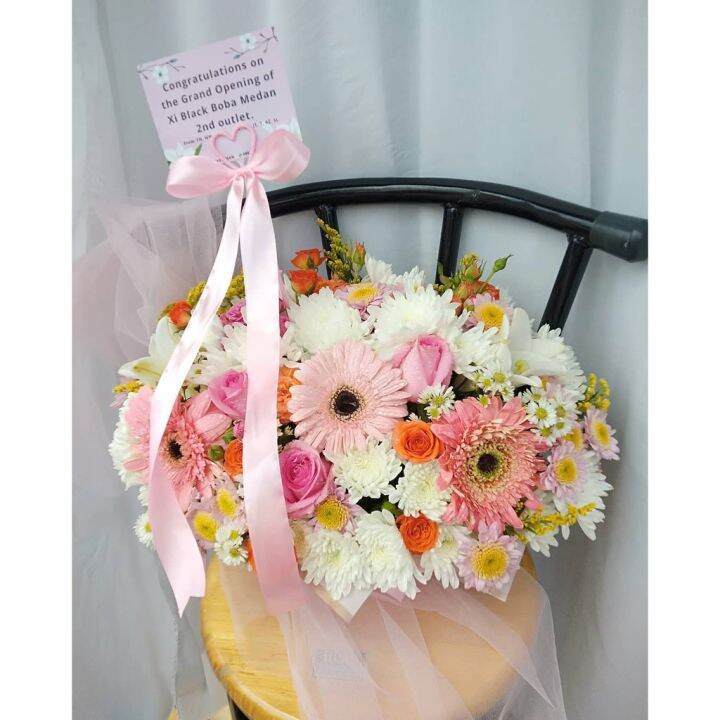 Bunga Meja Ucapan Selamat Medan Bunga Grand Opening Kantor Bunga ...