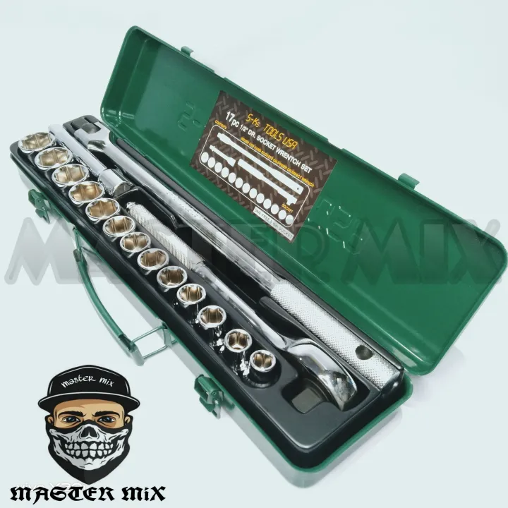 SK-s TOOLS 17PCS 1/2 SOCKERT WRENCH 6POINT | Lazada PH