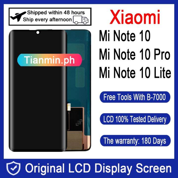 Xiaomi Mi Note 10 / Note 10 Pro / Note 10 Lite LCD Screen With Frame ...