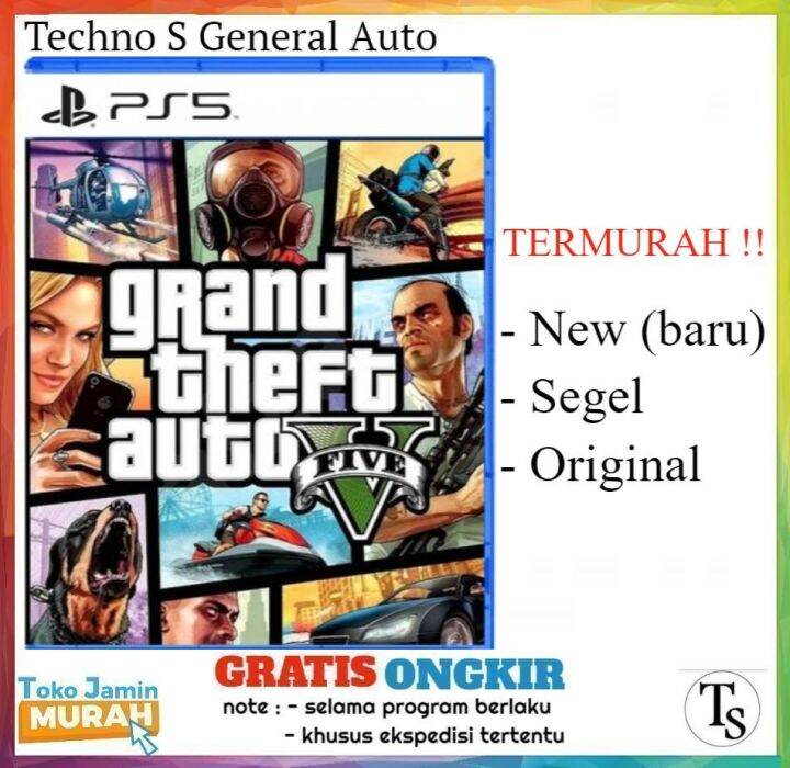 PS5 GTA V / PS5 PS 5 Grand Theft Auto 5 / Kaset CD BD PS 5 gta v | Lazada Indonesia