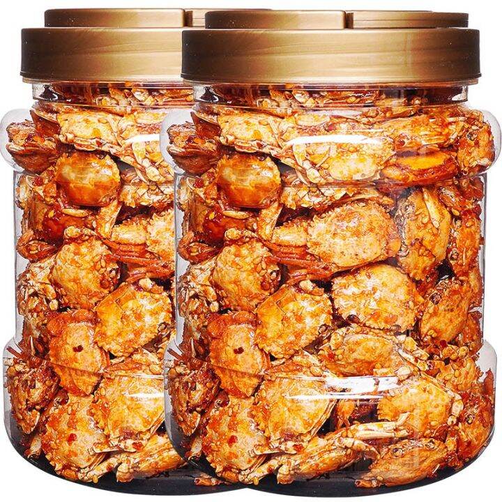 ZEJUN Spicy Sea Crab Ready-to-eat 250g Seafood Cooked Crab Snack Sautéed Crab In Hot Spicy Sauce ...