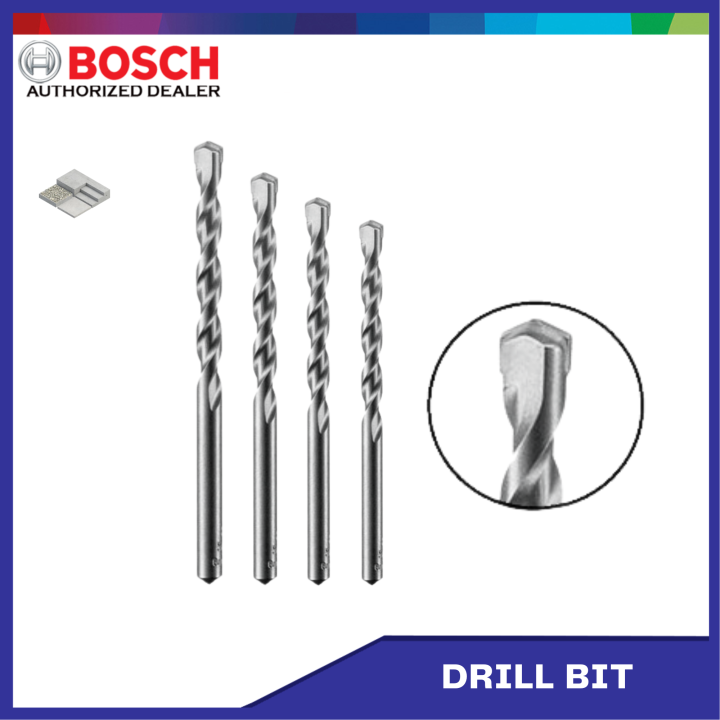 Bosch CYL-2 Masonry Drill Bit (Available Diameter Size: 3mm / 4mm / 5mm ...