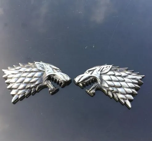 Rhino Tuning Game Of Thrones House Stark Direwolf Family Totem Metal ...