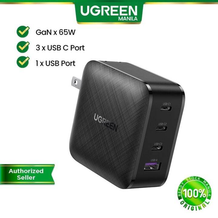 UGREEN 65W GaN Fast Charger High Power PD 3.0 USB Quick Charge for ...