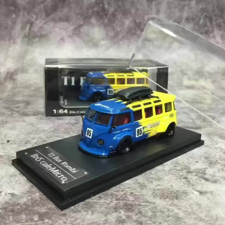 BSC 1:64 Model Car T1 Bus Alloy Die-Cast Vehicle Bus Collection-รุ่น ...