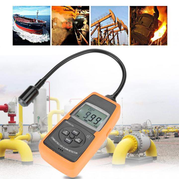 SPD202/EX เครื่องตรวจจับก๊าซแบบดิจิตอลที่ติดไฟได้ Natural LPG Coal ...