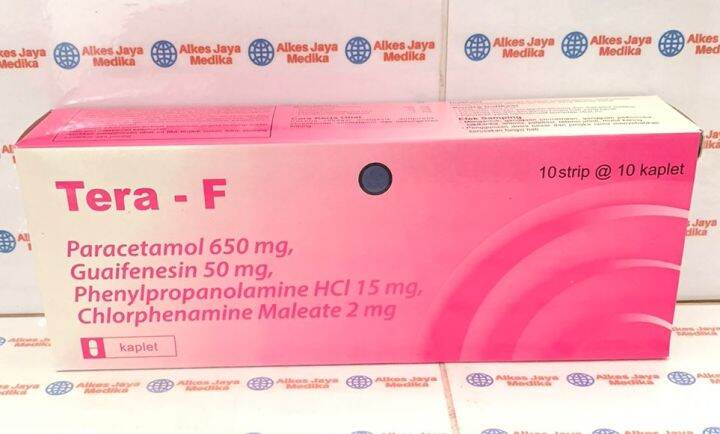 Tera - F Box Isi 10 Strip 10 Tablet - Obat Demam dan Bersin - Bersin | Lazada Indonesia