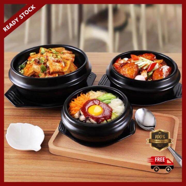 🔥READY STOCK🔥 Korean Soup Pot Korean Ddukbaegi Earthenware Clay Pot ...