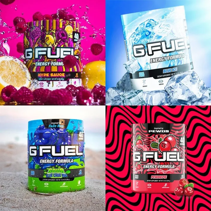 G FUEL Energy Formula - Tubs (40 Servings) - Gfuel Gamer Energy Drink ...