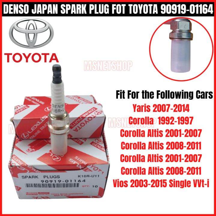 1PCS DENSO JAPAN SPARK PLUG Iridium FOR TOYOTA VIOS/ YARIS/ COROLLA ...