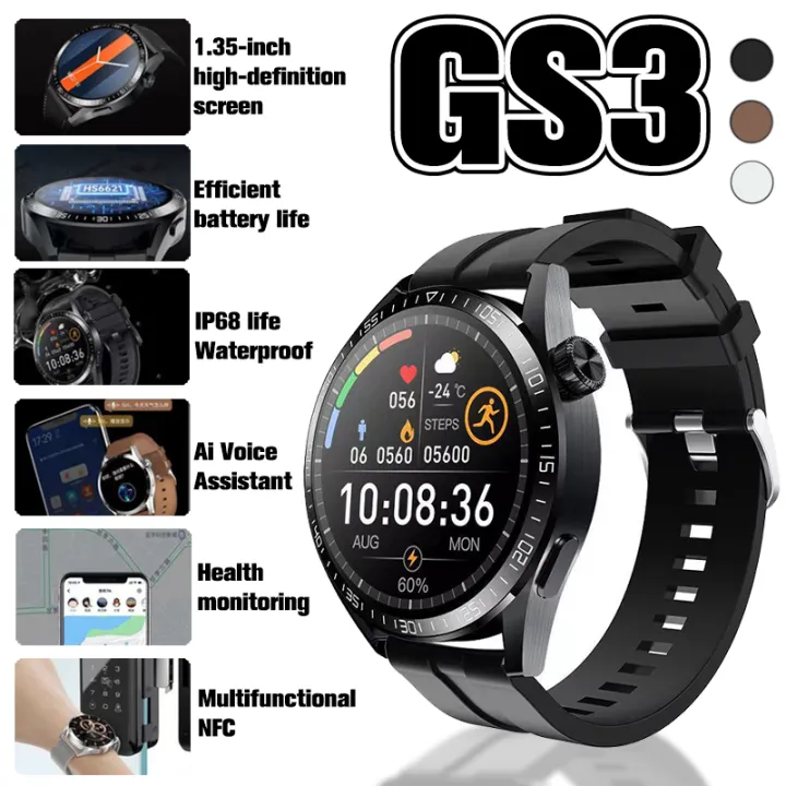 2022 Original Smart Watch GS3 MAX Sports Multi-function Smart Watch waterproof Fast wireless ...