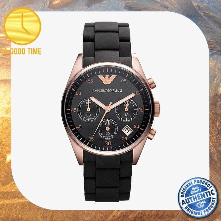 EMPORIO ARMANI นาฬิกาข้อมือผู้หญิง รุ่น AR5906 Sportivo Chronograph ...