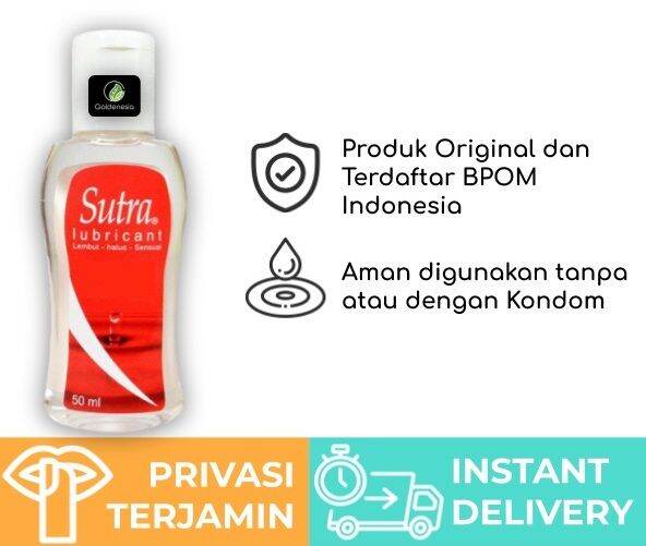 Lubricant Sutra - Pelumas Lebih Licin Botol 50ml dan Sachet 5ml ...