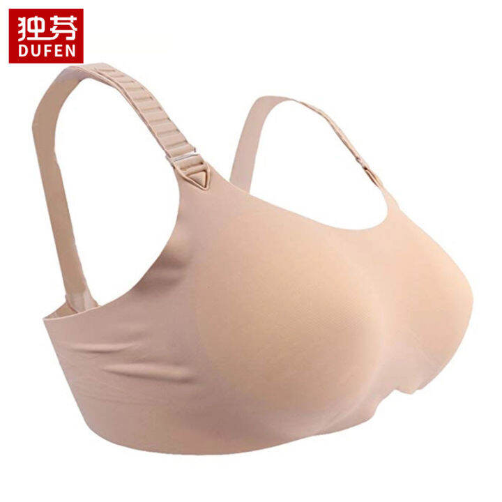B5 Hot Selling Silicone False Breast Form Push Up Bra for Crossdresser ...