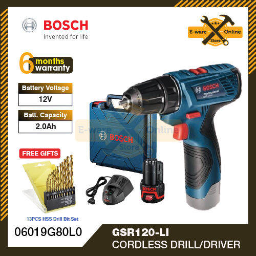Bosch Cordless Drill Screwdriver Battery Full Set 12V without Impact or ...