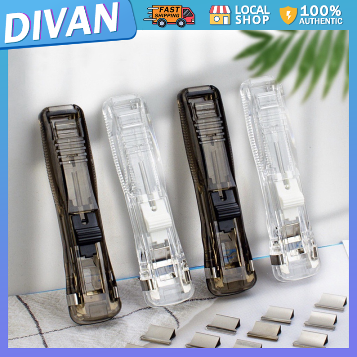 Seamless Staplers Push Clip Stapler Remover Binder Push Clamp File ...