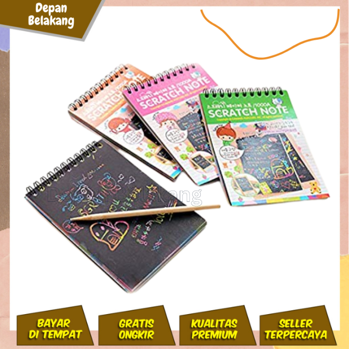 DEPAN BELAKANG - BUKU GAMBAR ANAK - MAGIC DRAWING BOOK | Lazada Indonesia