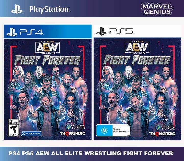 PS4 PS5 GAME AEW ALL ELITE WRESTLING FIGHT FOREVER ENG/CHN | Lazada