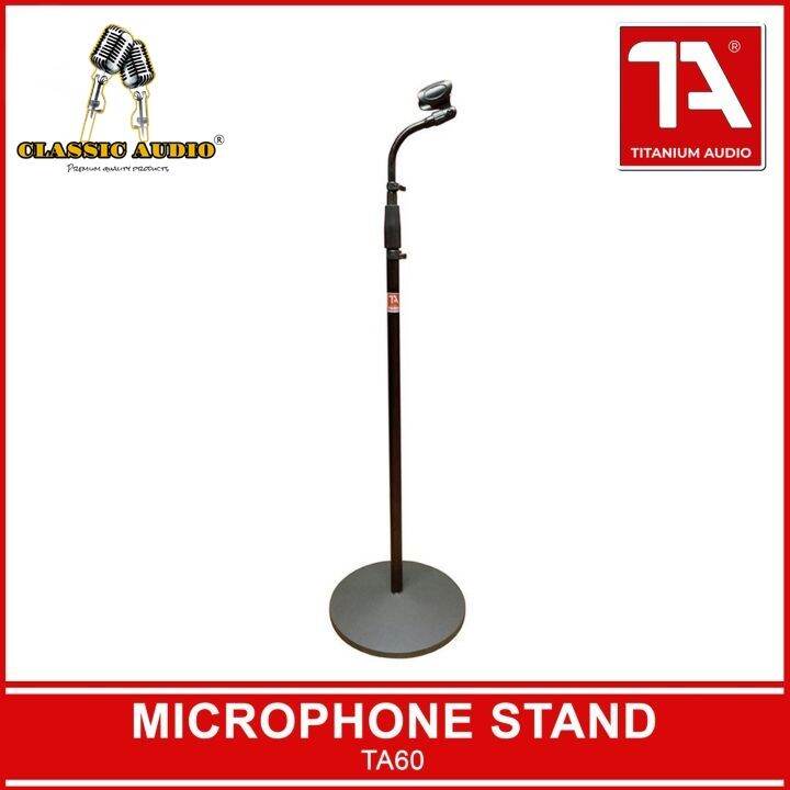 Titanium Audio TA 60 Microphone Stand / Round Base Microphone Stand ...